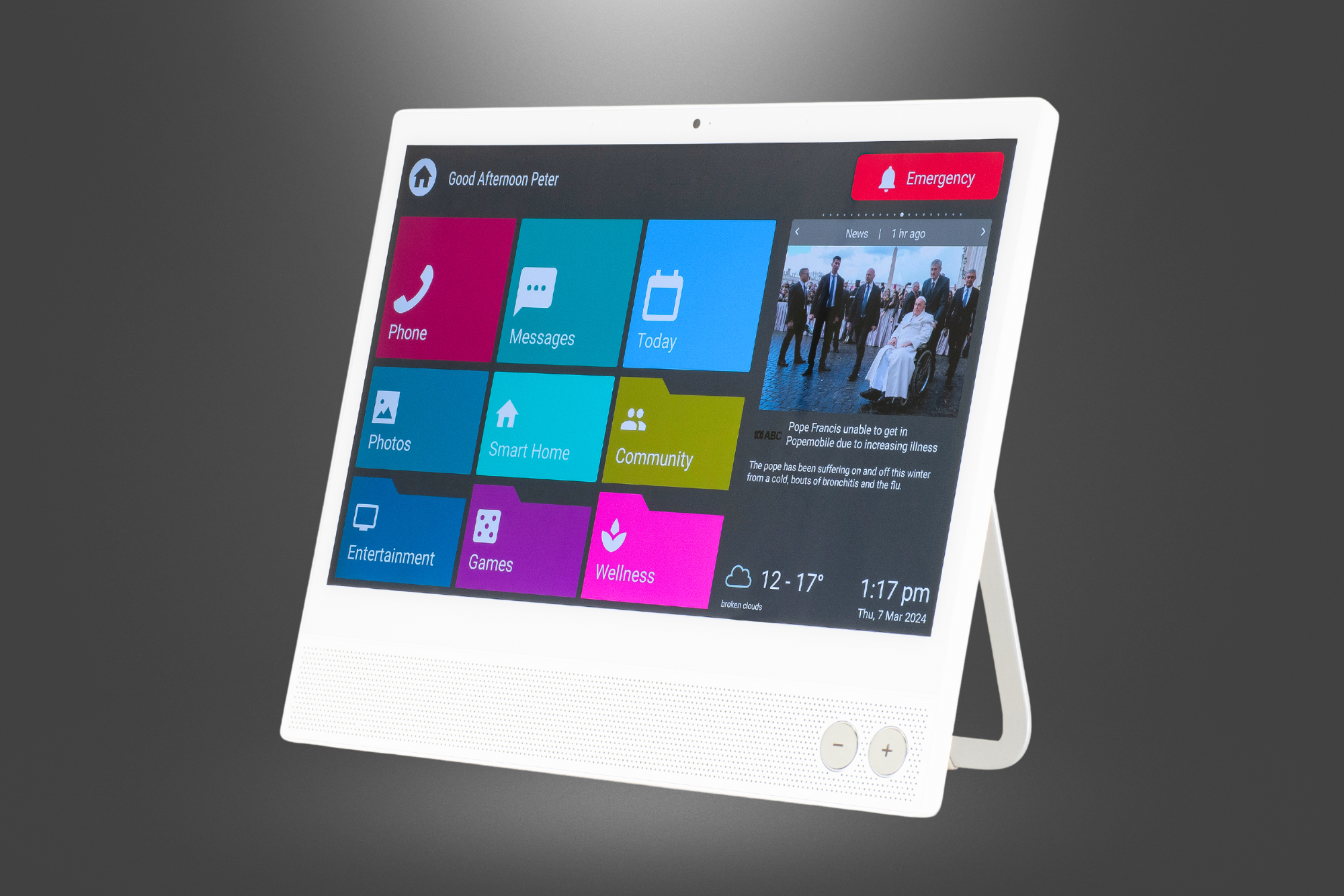 “Adapt technology to suit people:” Tablet designed for older people ...